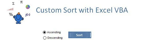 Excel Custom Sort with VBA — Excel Dashboards VBA