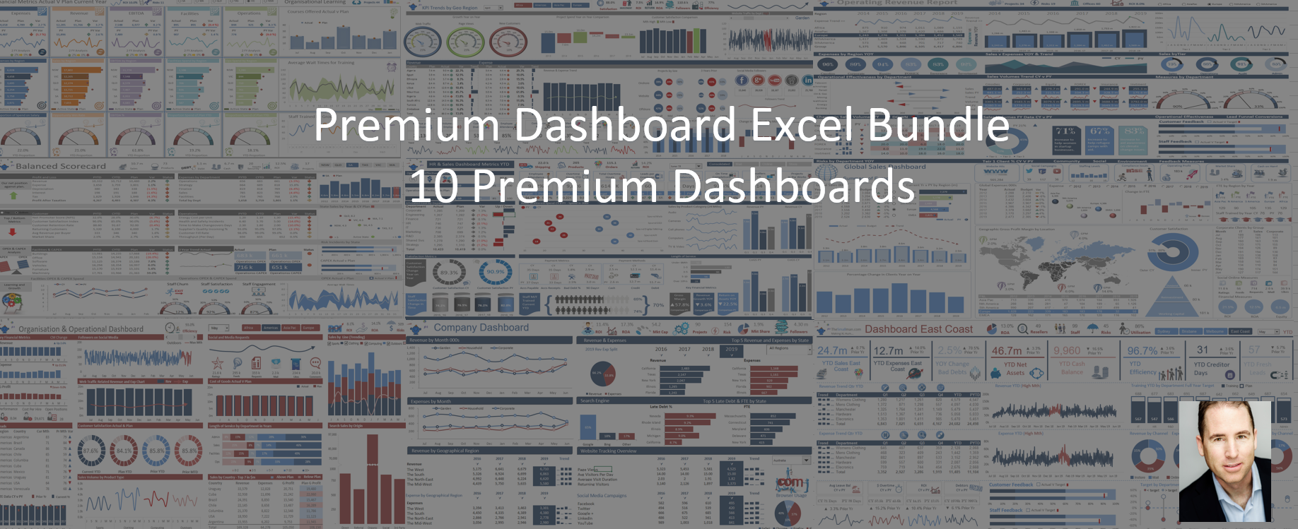Premium Dashboard Bundle — Excel Dashboards VBA