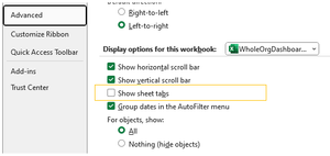 Excel Show Missing Sheet Tabs — Excel Dashboards VBA