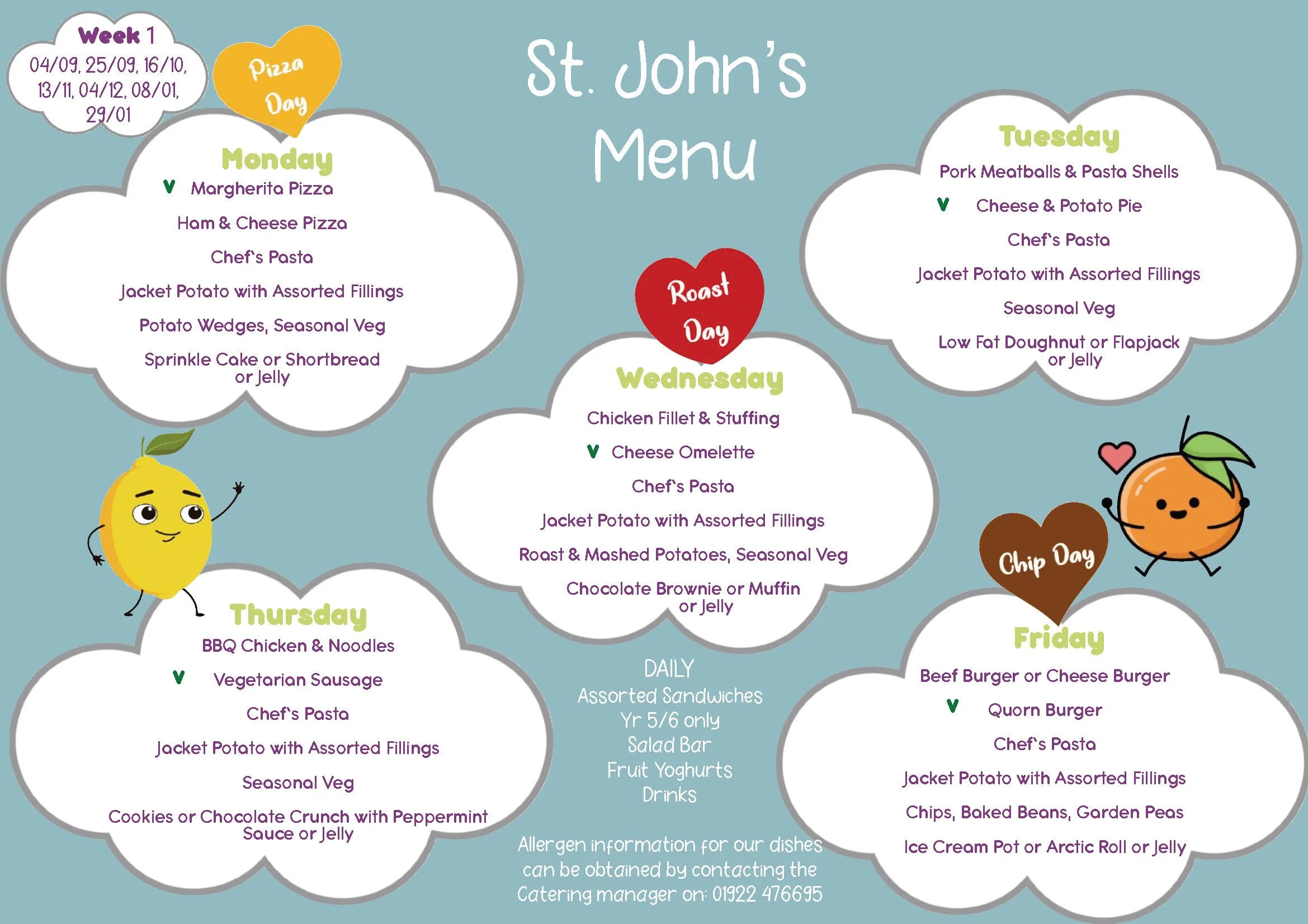 School Meals & Healthy Lifestyles — St John's Primary Academy