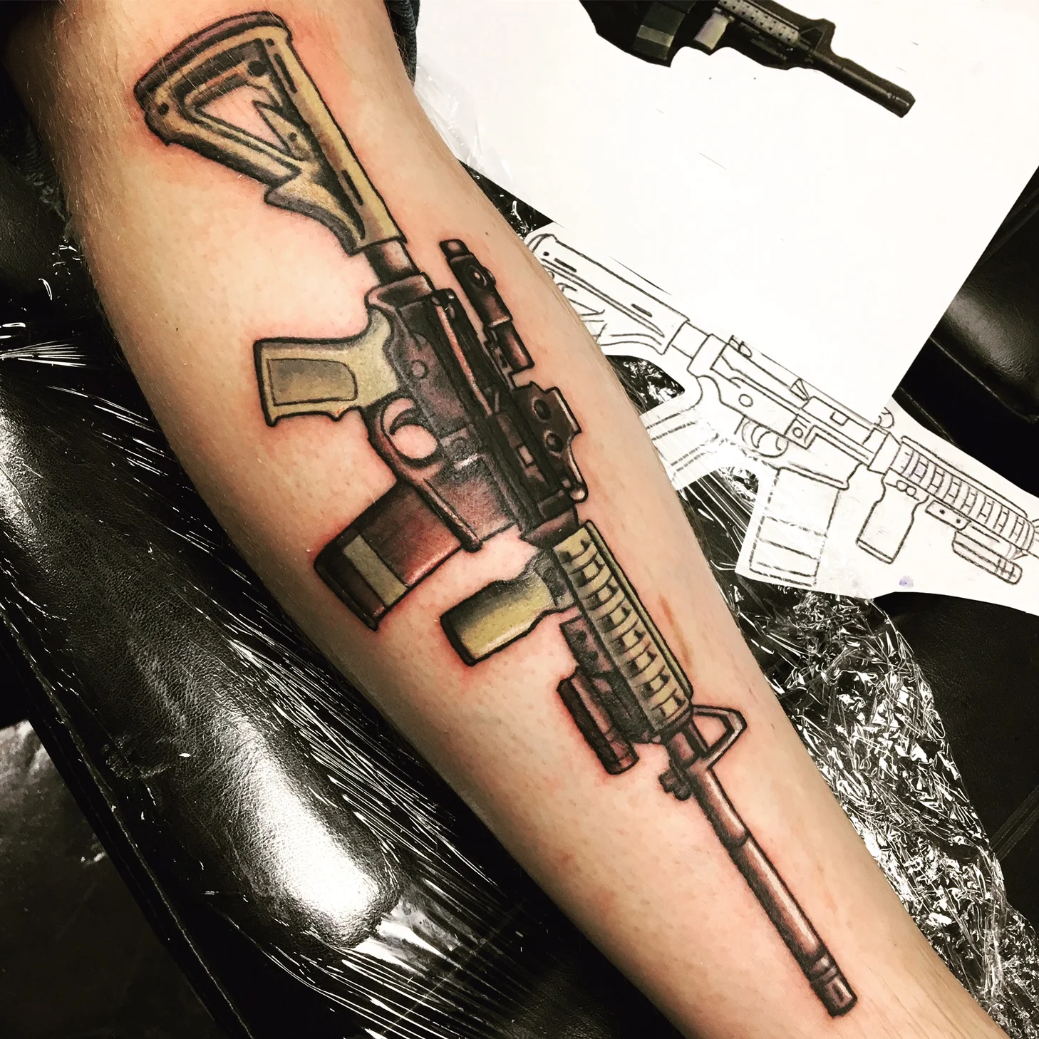 Art Is The Weapon Tattoo