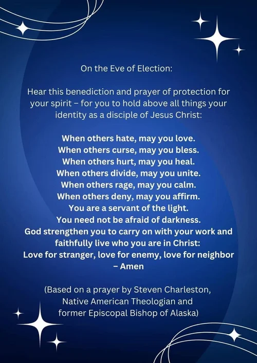Prayer & Support for Election Day — Arlington Community Church