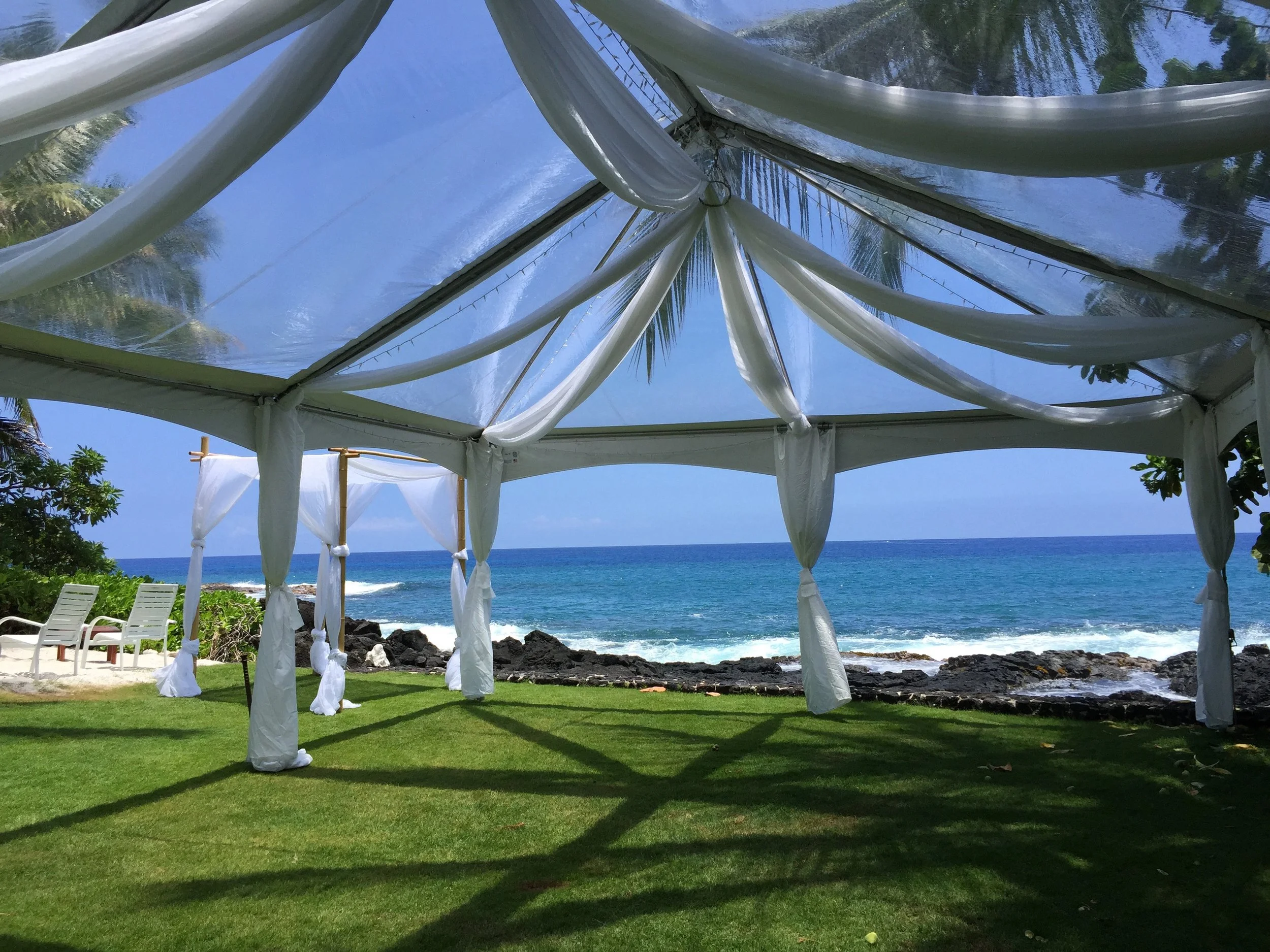 LEG DRAPING — Big Island Tents