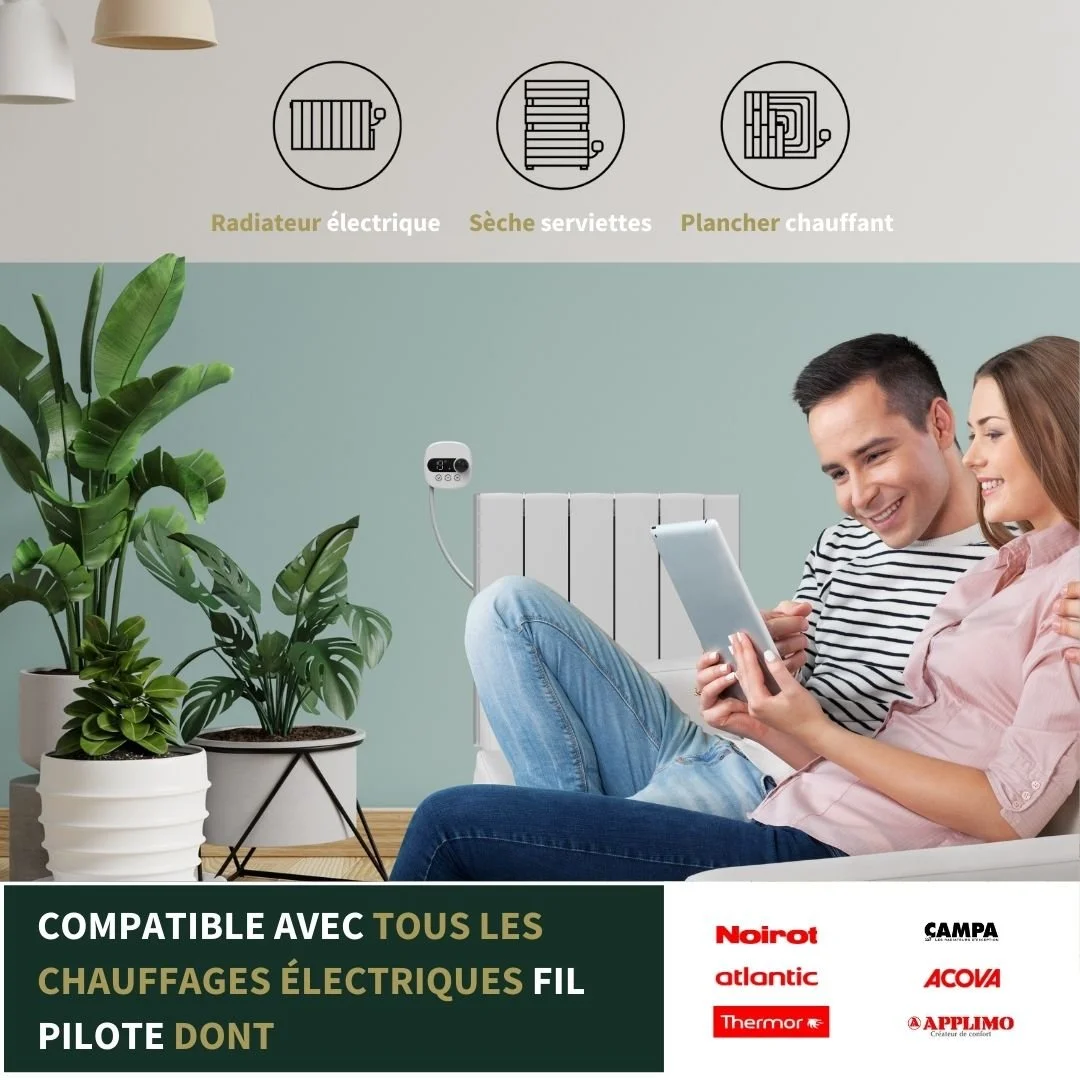 Thermostat connecté Heatzy pilote pro — Heatzy