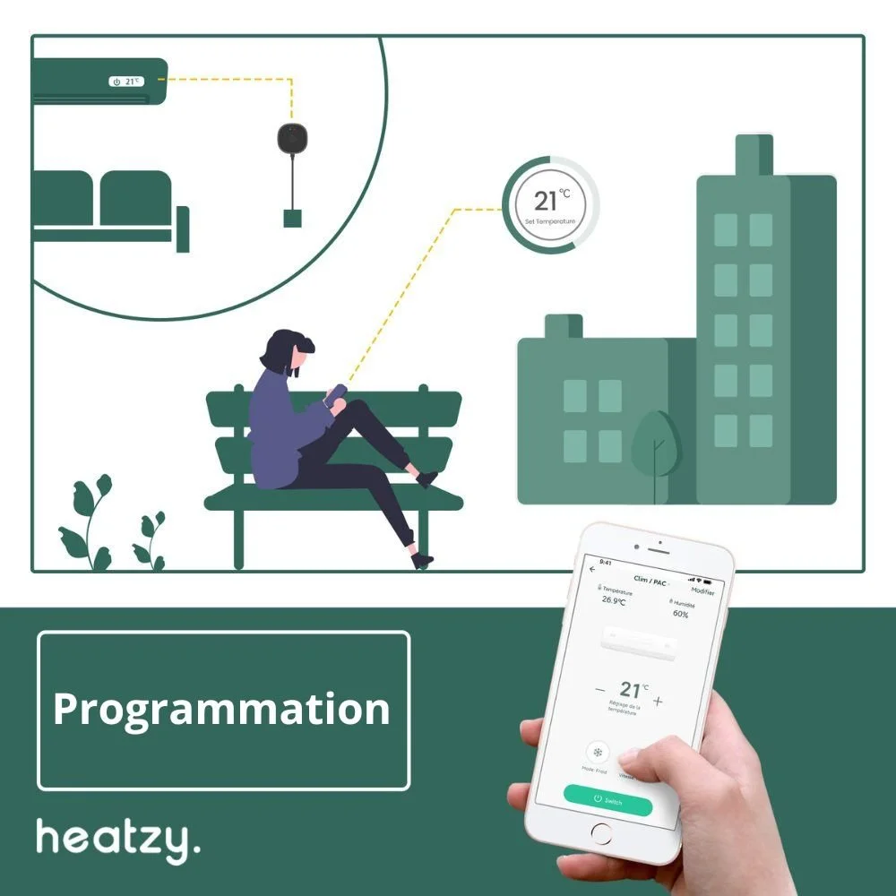 Thermostat connecté Heatzy Cool — Heatzy