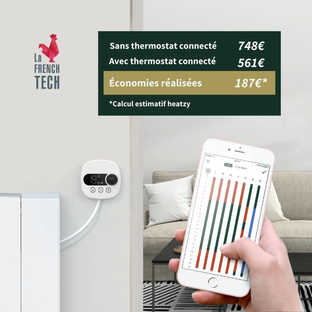 Thermostat connecté Heatzy pilote pro — Heatzy