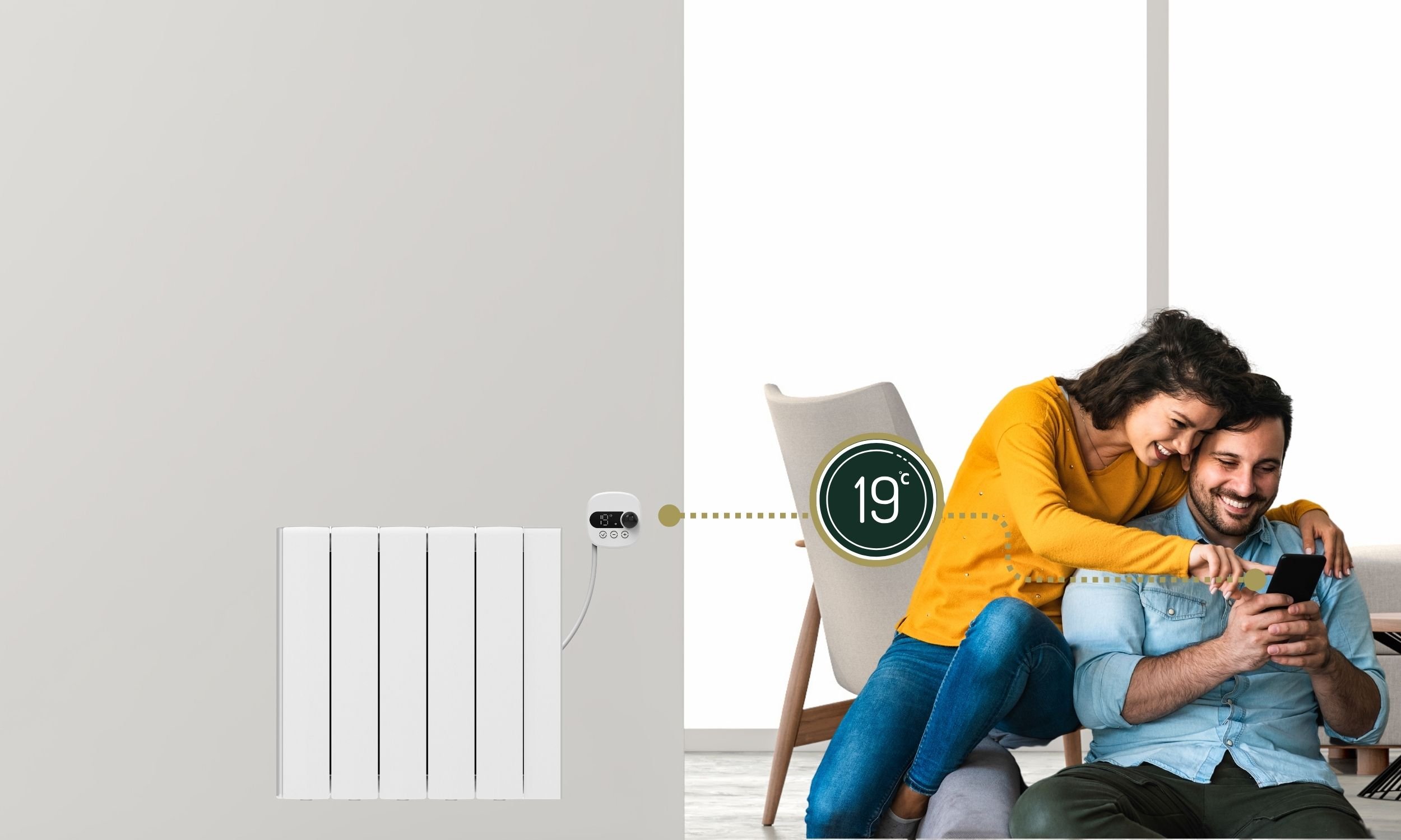 Thermostat connecté Heatzy pilote pro — Heatzy