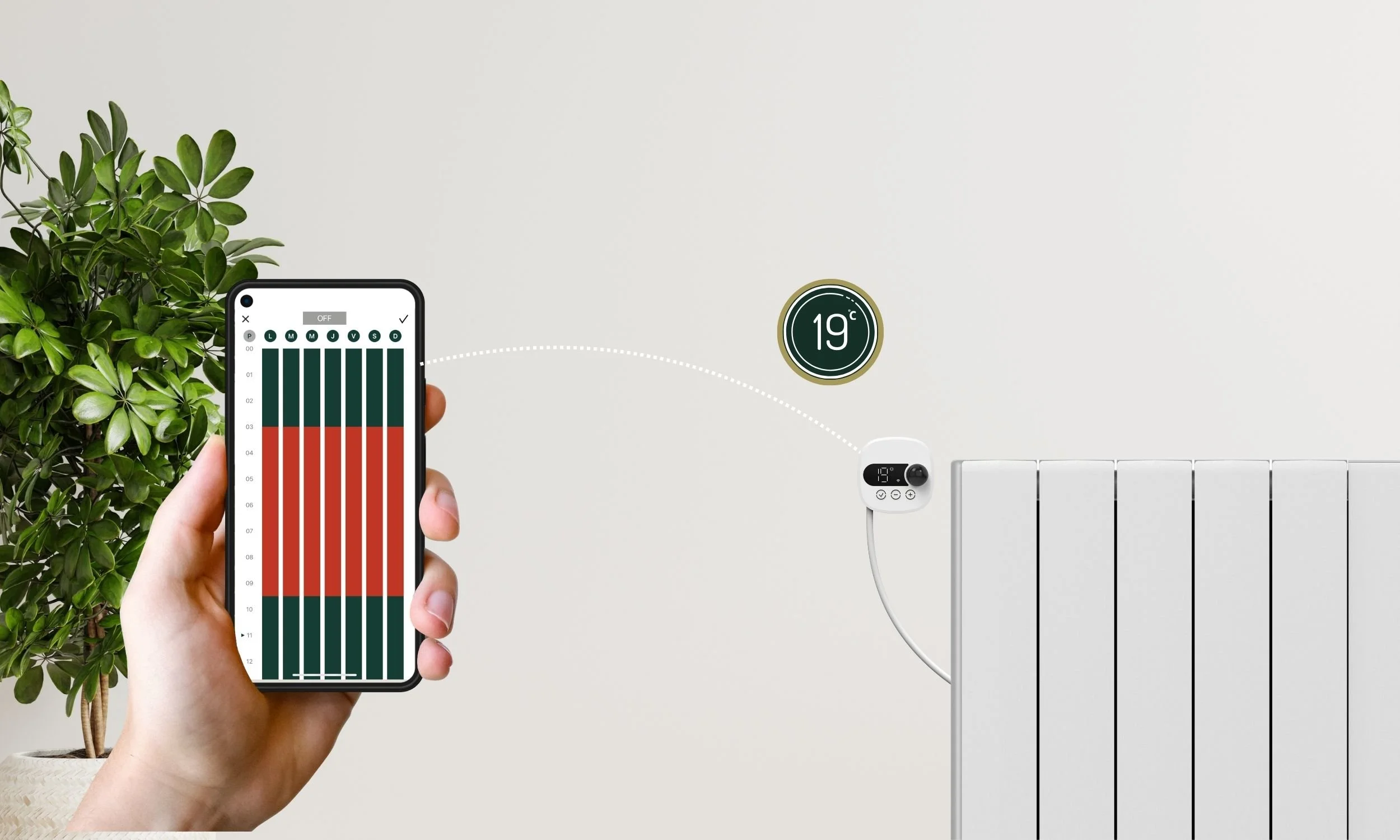 Thermostat connecté Heatzy pilote pro — Heatzy