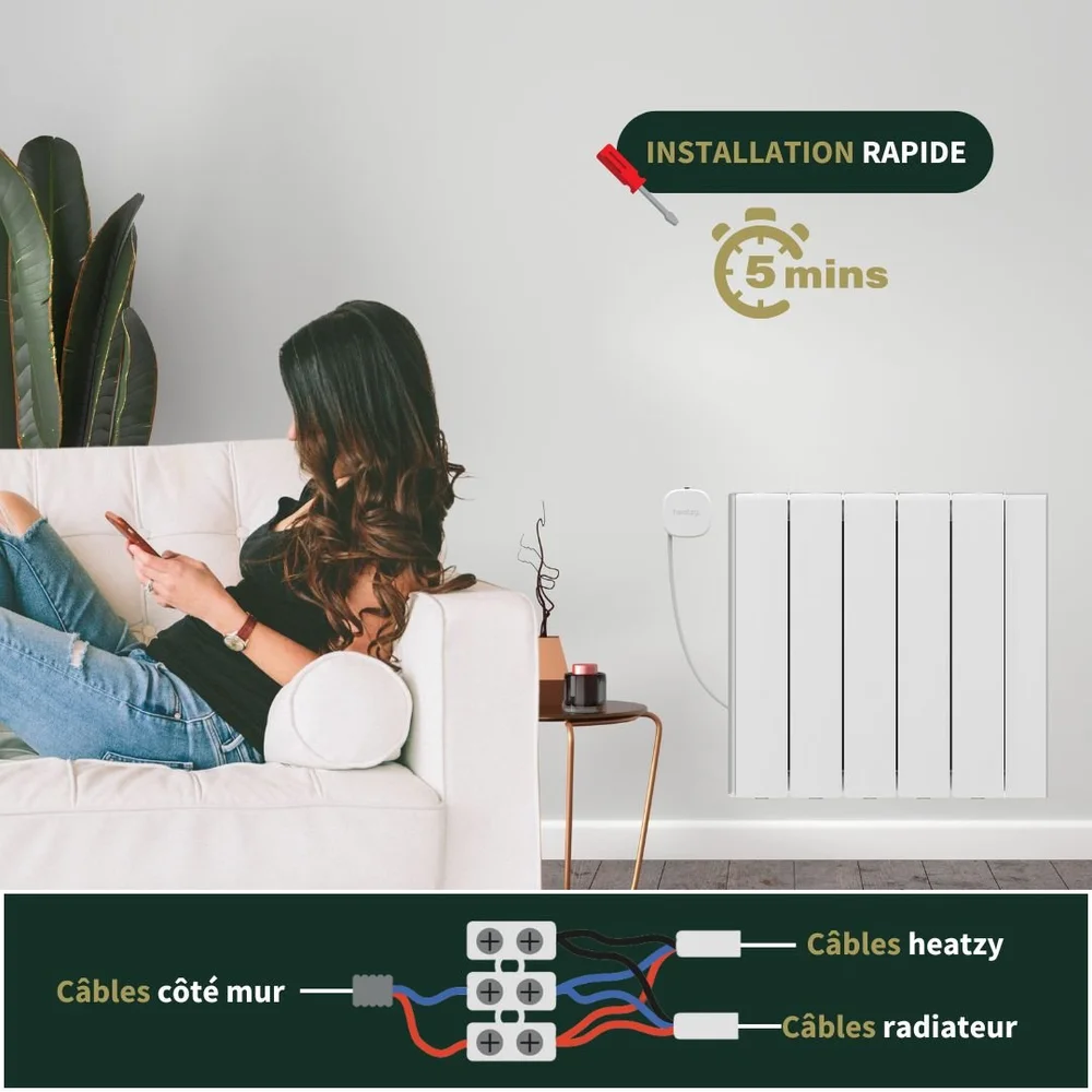 Programmateur connecté wifi - radiateur électrique — Heatzy