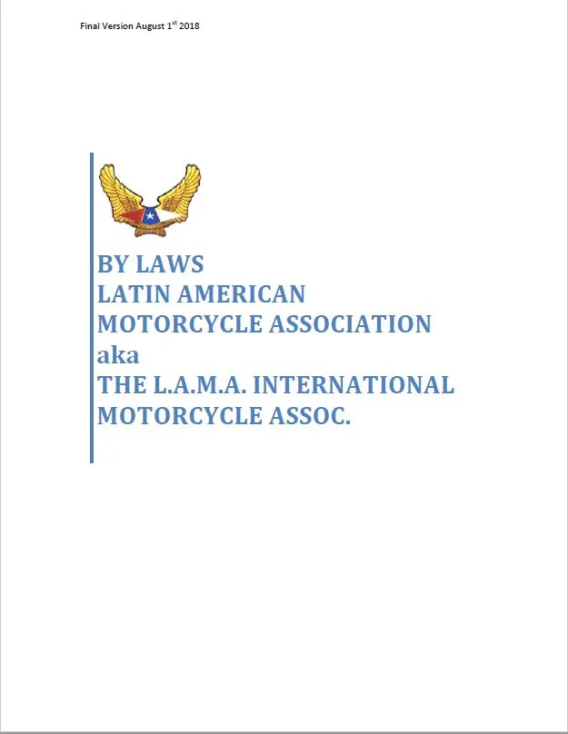 Latin American Motorcycle Association Patch Placement | Reviewmotors.co