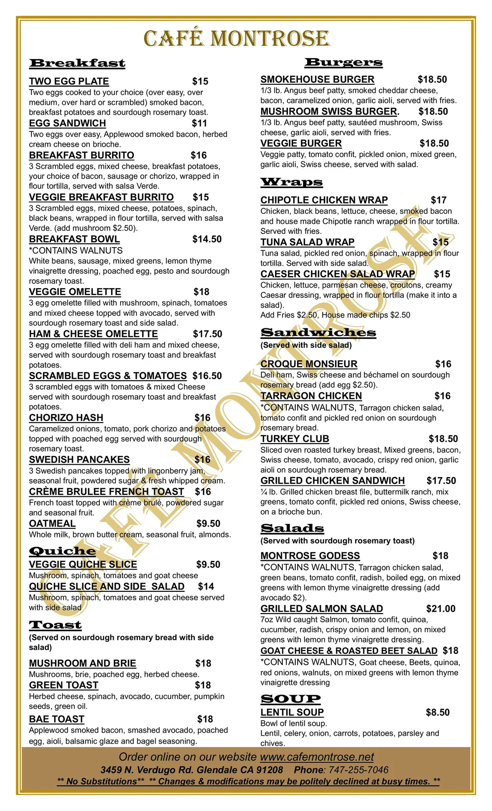 Café Montrose