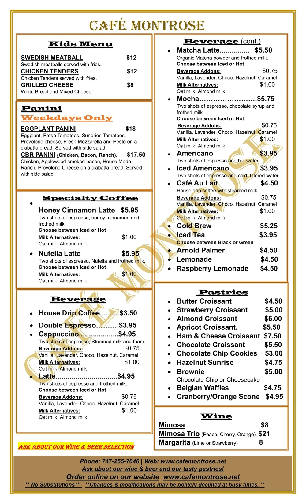 Café Montrose