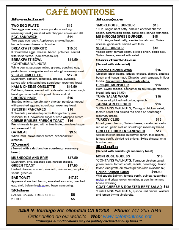Café Montrose