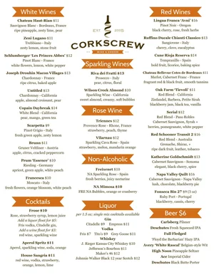 Corkscrew Wine & Cheese