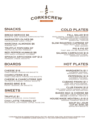 Corkscrew Wine & Cheese