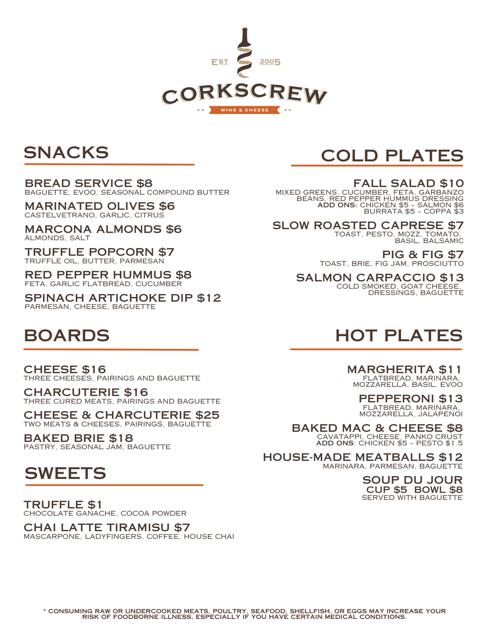 Corkscrew Wine & Cheese