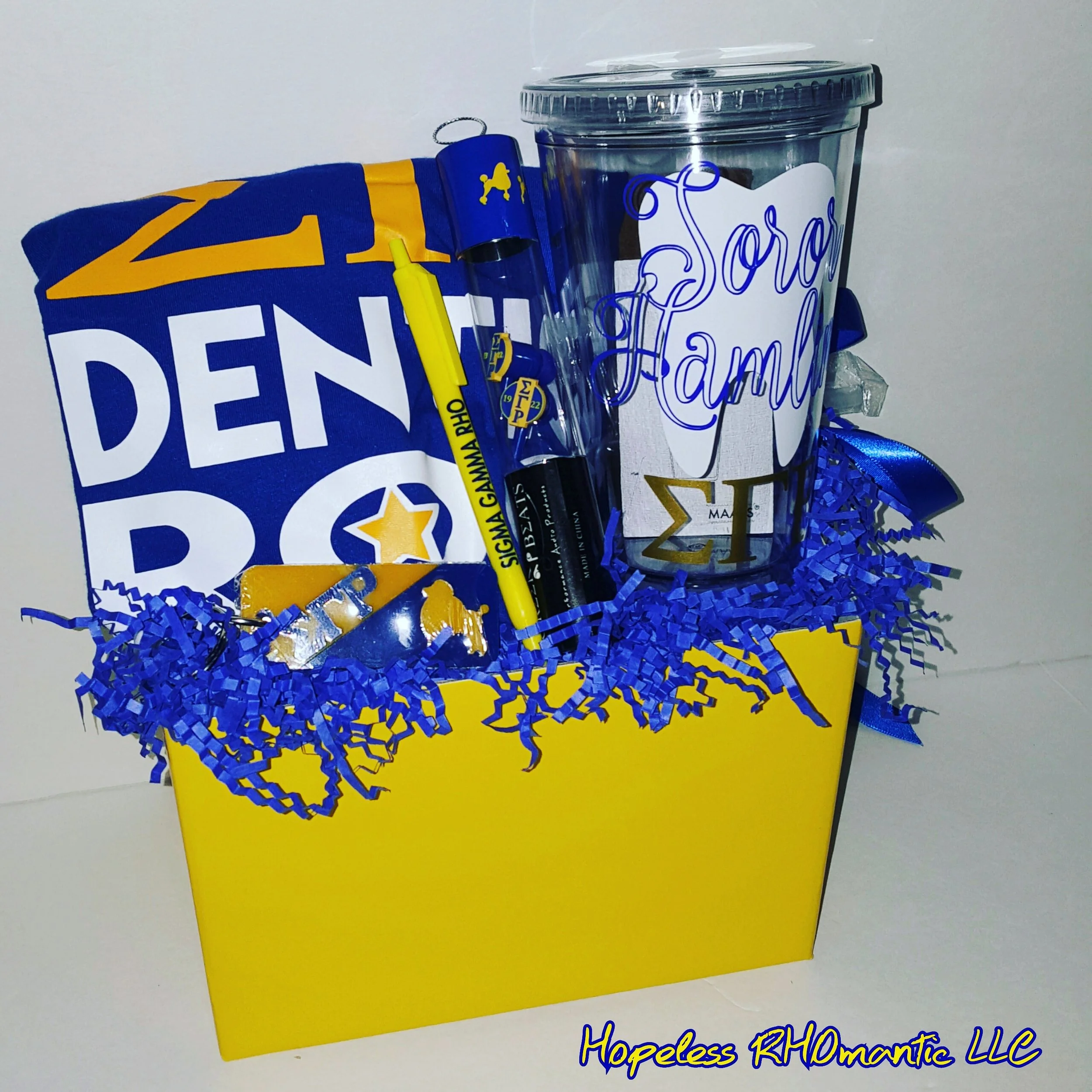 Sorority Inspired Baskets — Hopeless RHOmantic, LLC