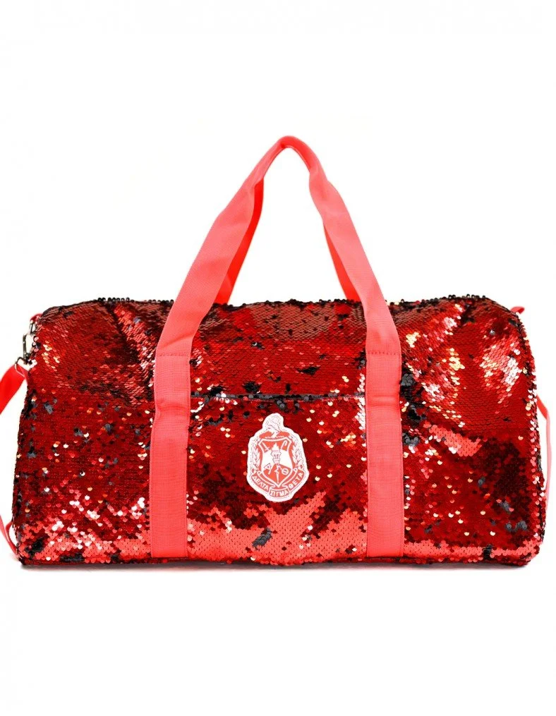 DST SEQUIN BAG- Delta Sigma Theta Sequin Bag — Hopeless RHOmantic, LLC