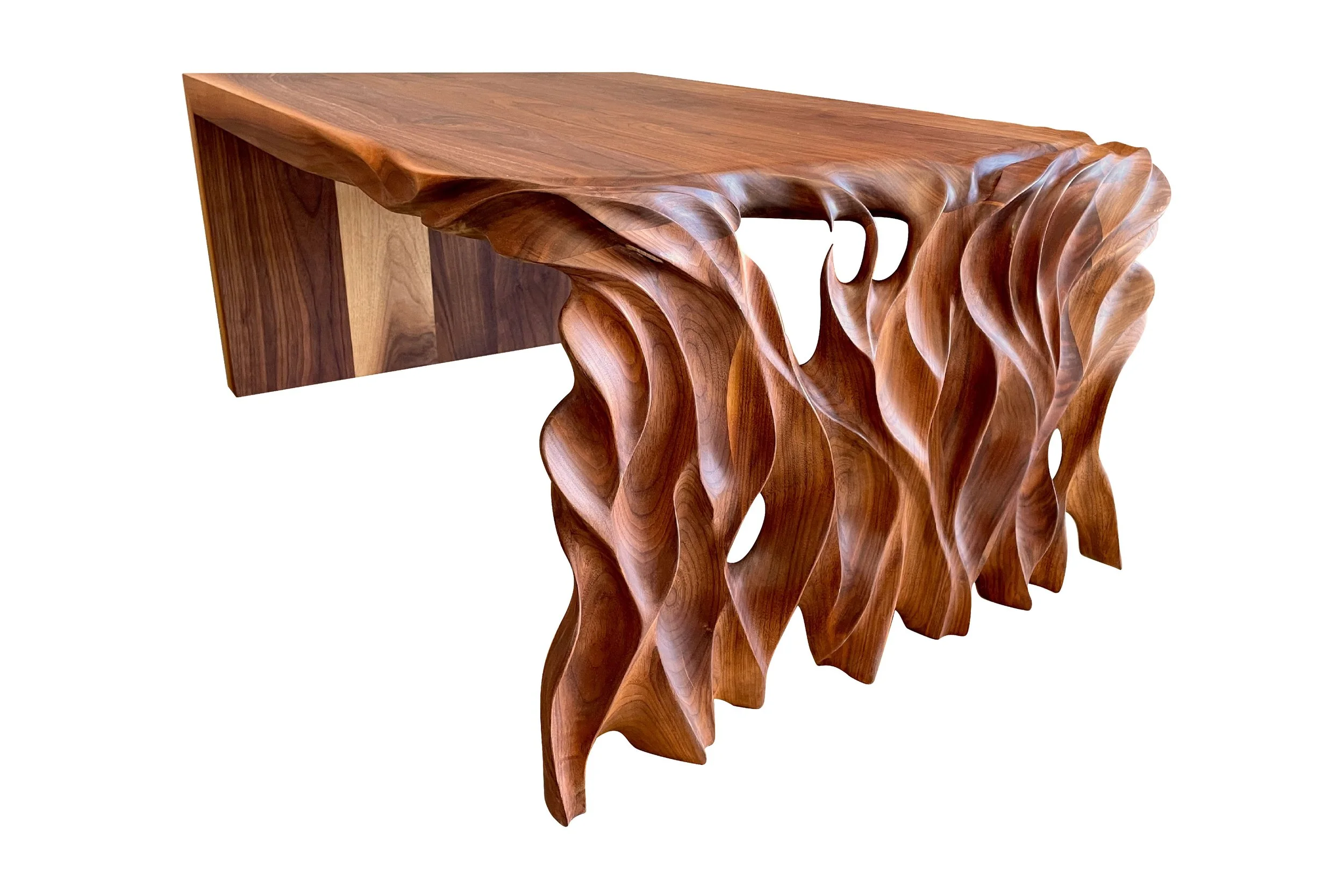 Waterfall Table | Waterfall Coffee Table Wood