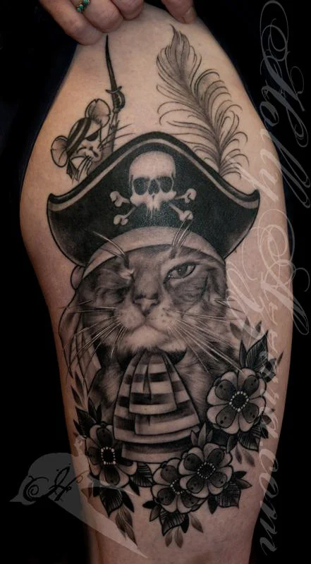 Fancy pet portrait tattoos — Always & Forever Tattoo Studio