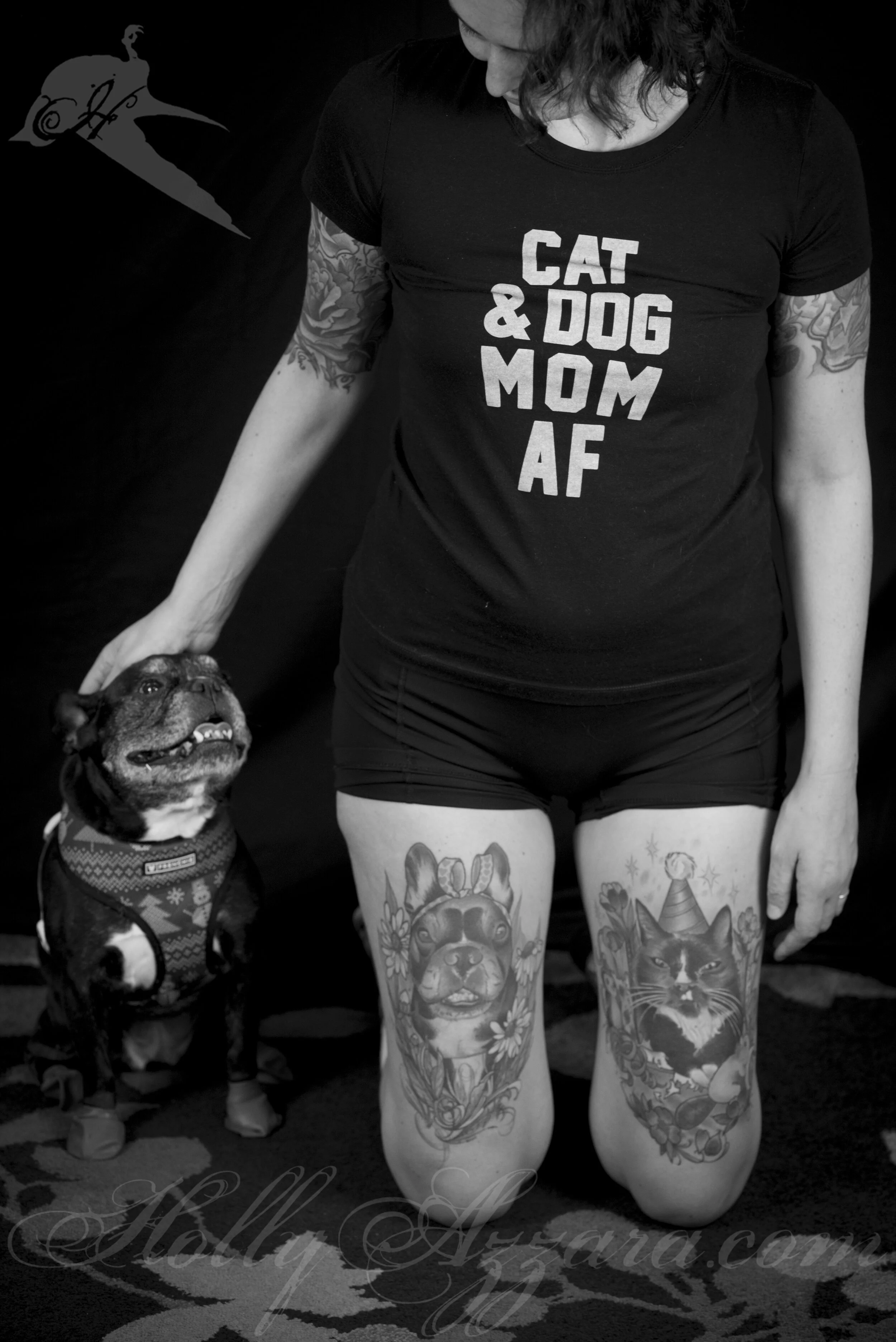 Fancy pet portrait tattoos — Always & Forever Tattoo Studio