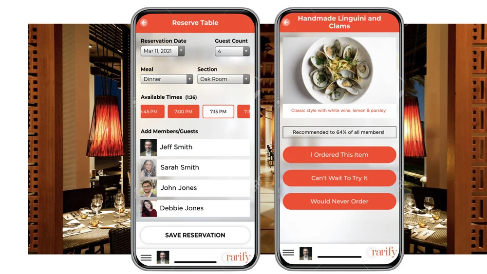 Reservations 2 — Rarify
