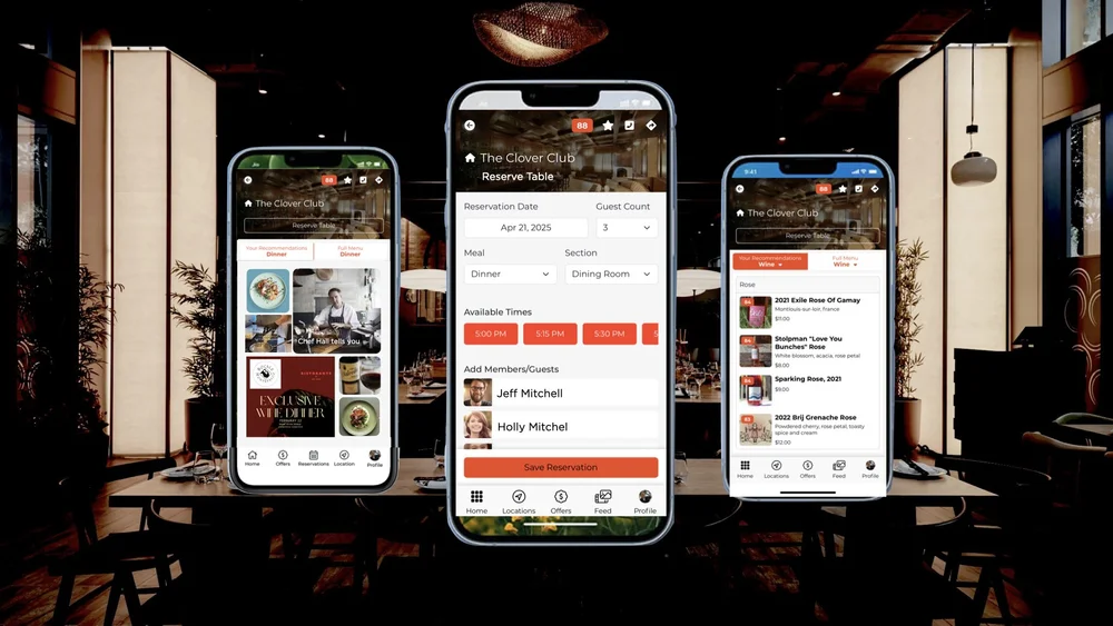 Restaurant Reservation System — Rarify