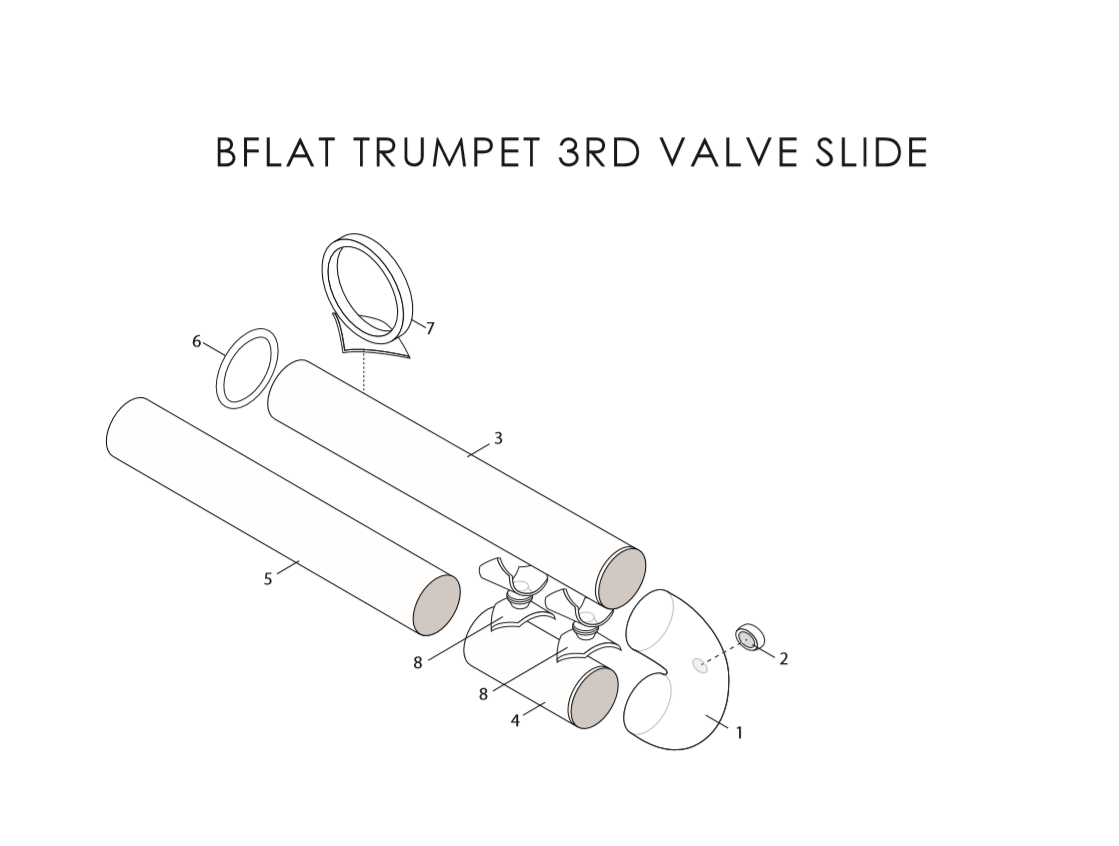Trumpet Slide - 3rd B-Flat — S.E. Shires Co.