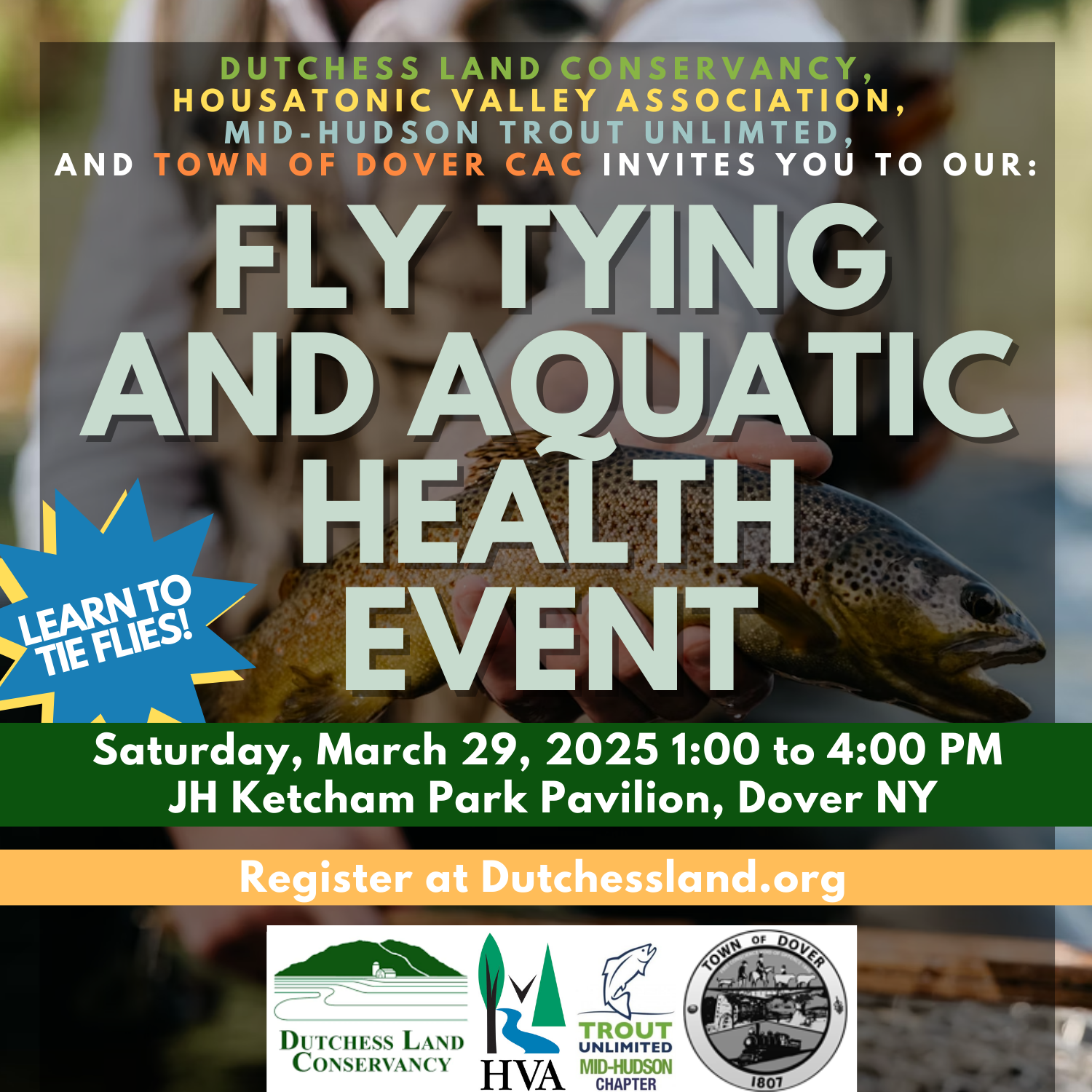 DLC MHTU at Ketcham Park — Mid Hudson Trout Unlimited