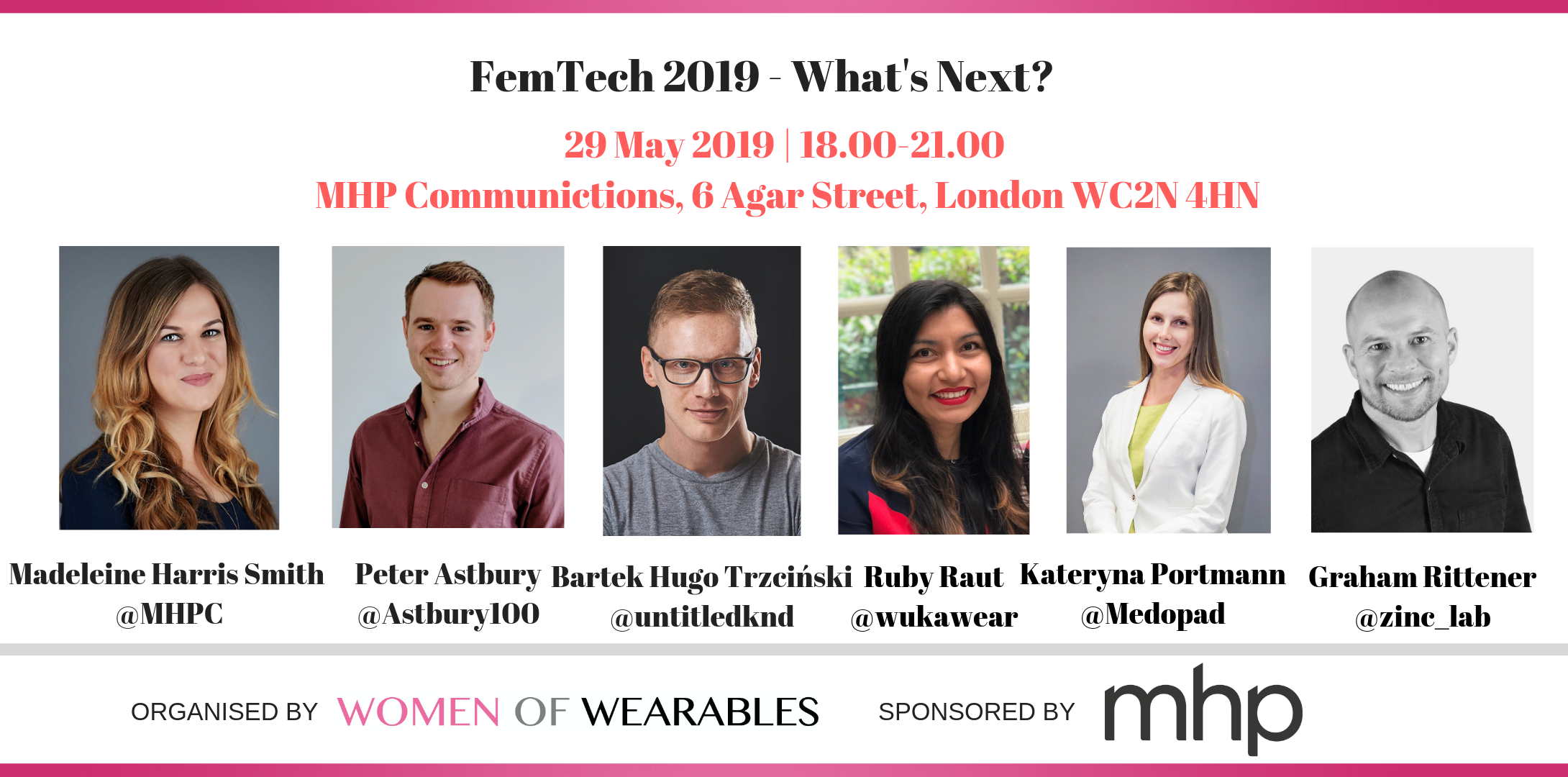 FemTech 2019 - What's Next?, London May event — WOMEN OF WEARABLES