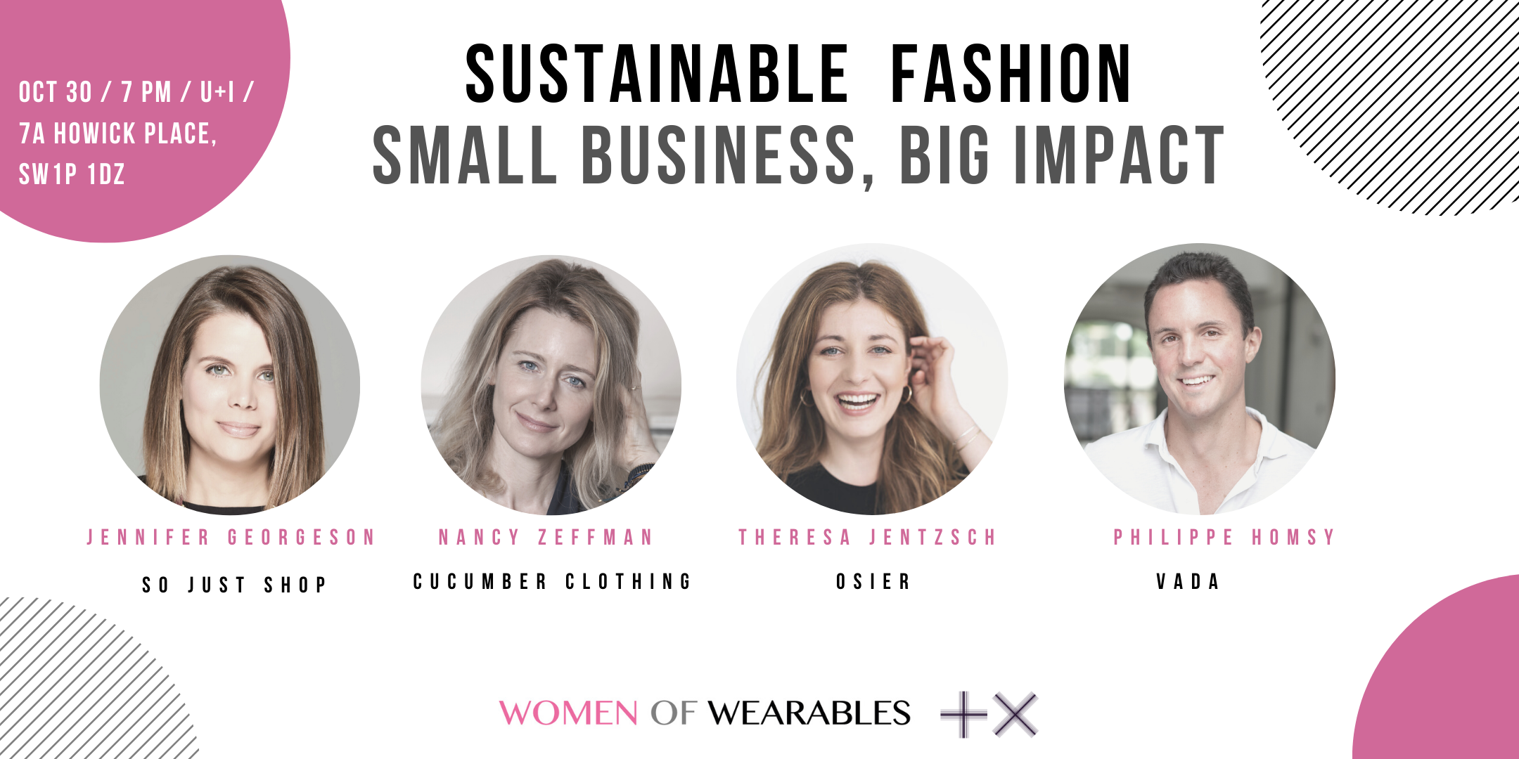 Sustainable Fashion: Small Business, Big Impact, London October meetup ...
