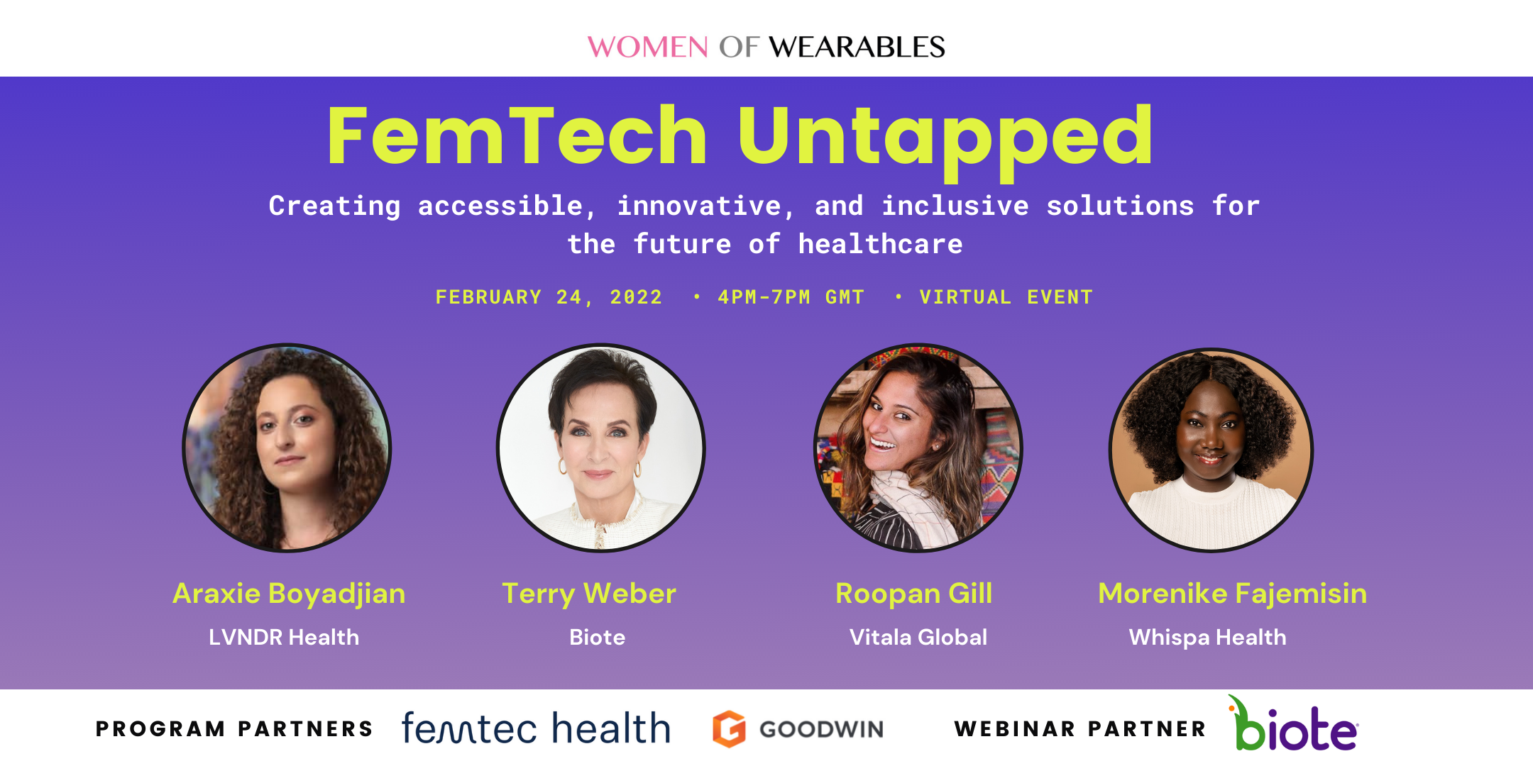FEMTECH UNTAPPED - FemTech 2023 and Beyond - What's Next? — WOMEN OF ...