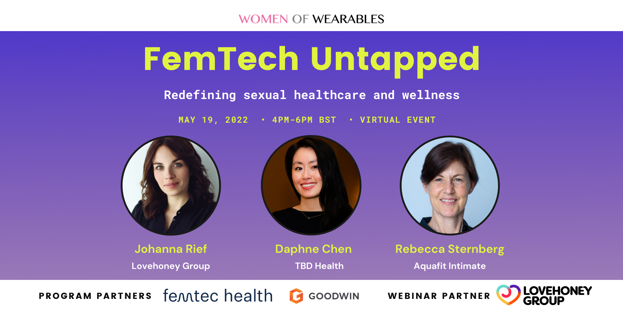 FEMTECH UNTAPPED - FemTech 2023 and Beyond - What's Next? — WOMEN OF ...