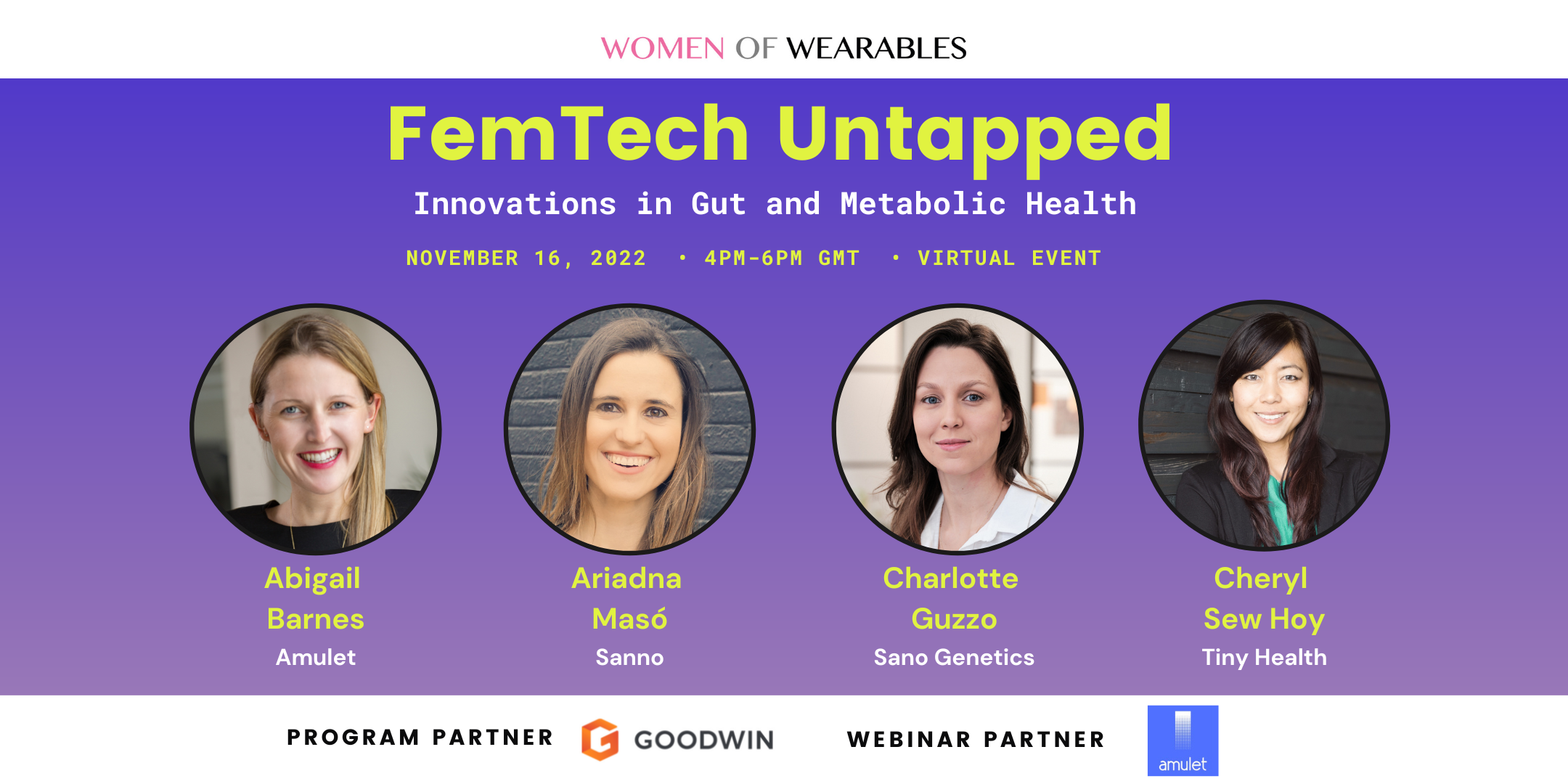 FEMTECH UNTAPPED — WOMEN OF WEARABLES