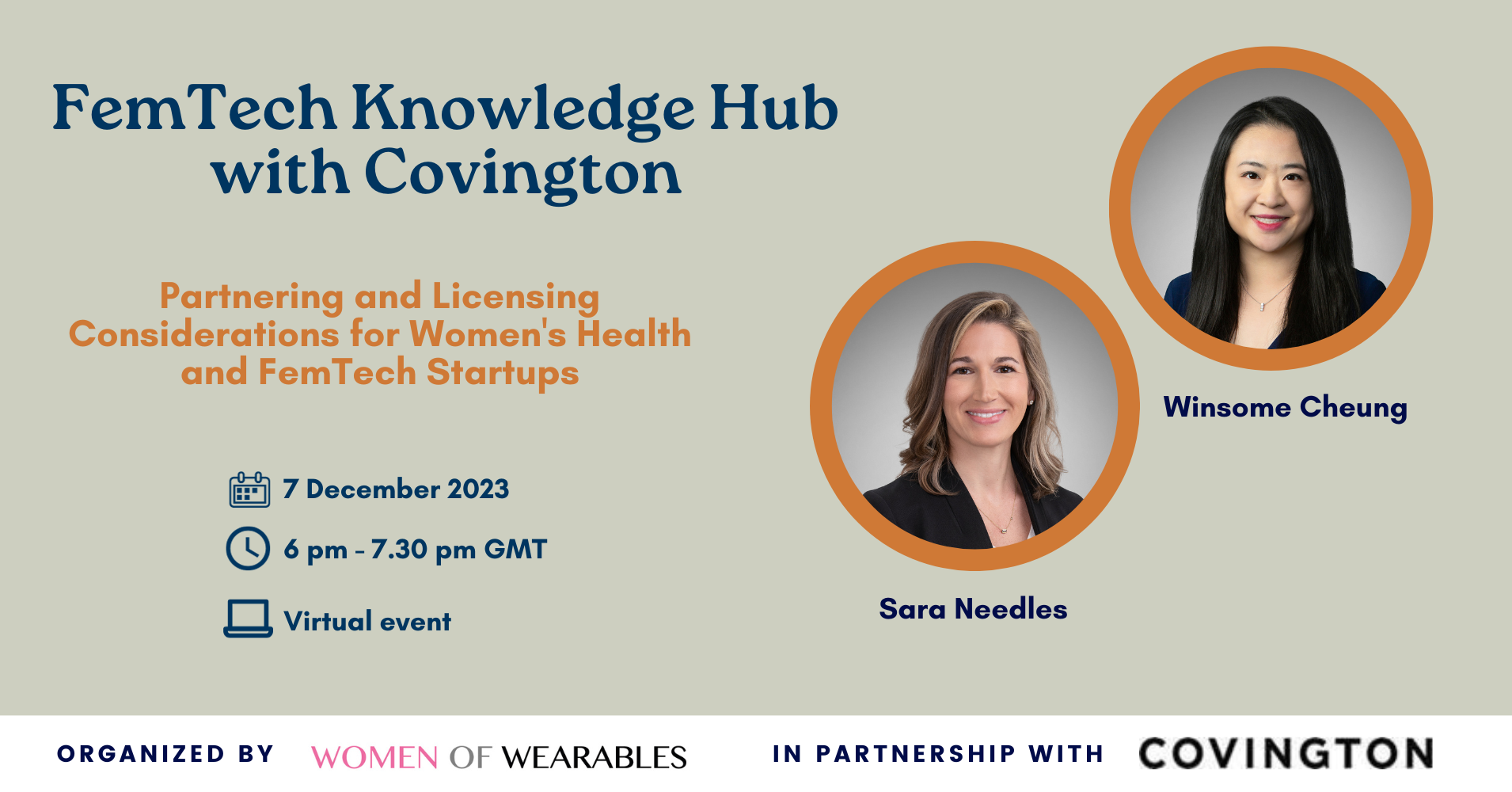 FemTech Knowledge Hub with Covington — WOMEN OF WEARABLES
