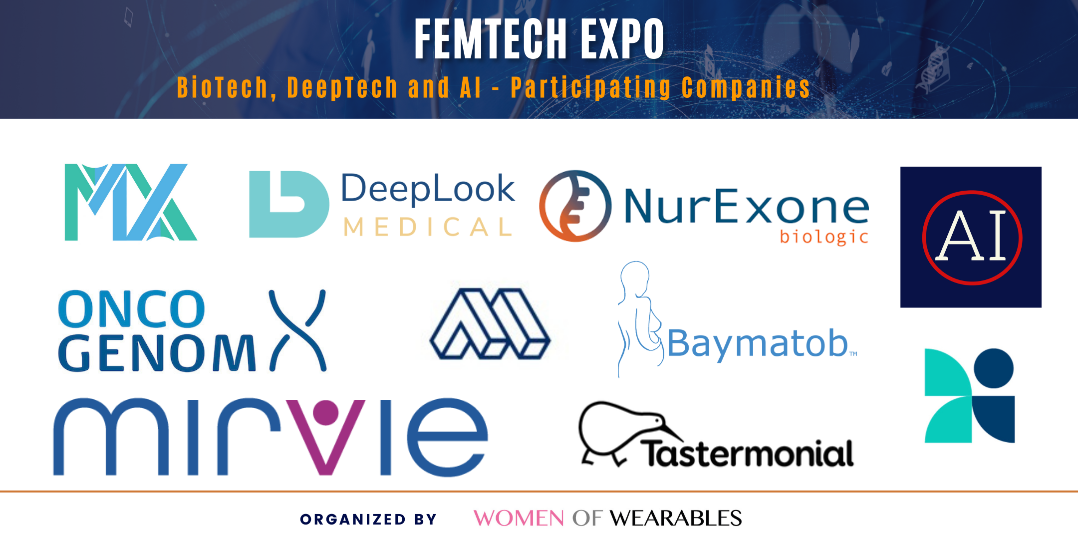 FemTech Expo - BioTech, DeepTech and AI — WOMEN OF WEARABLES