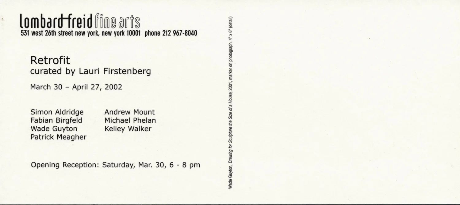 New York Exhbition: Retrofit curated by Lauri Firstenberg Featuring ...