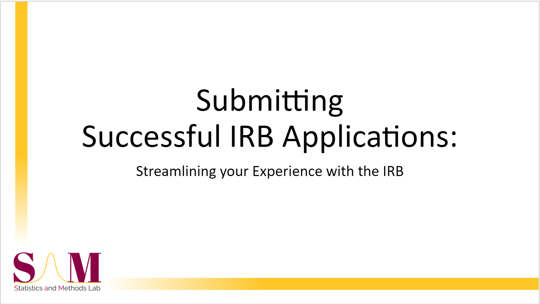 Previous Webinars — Statistics and Methods Lab