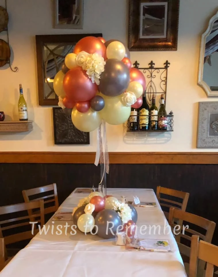 How To Make Balloon Topiary Centerpieces