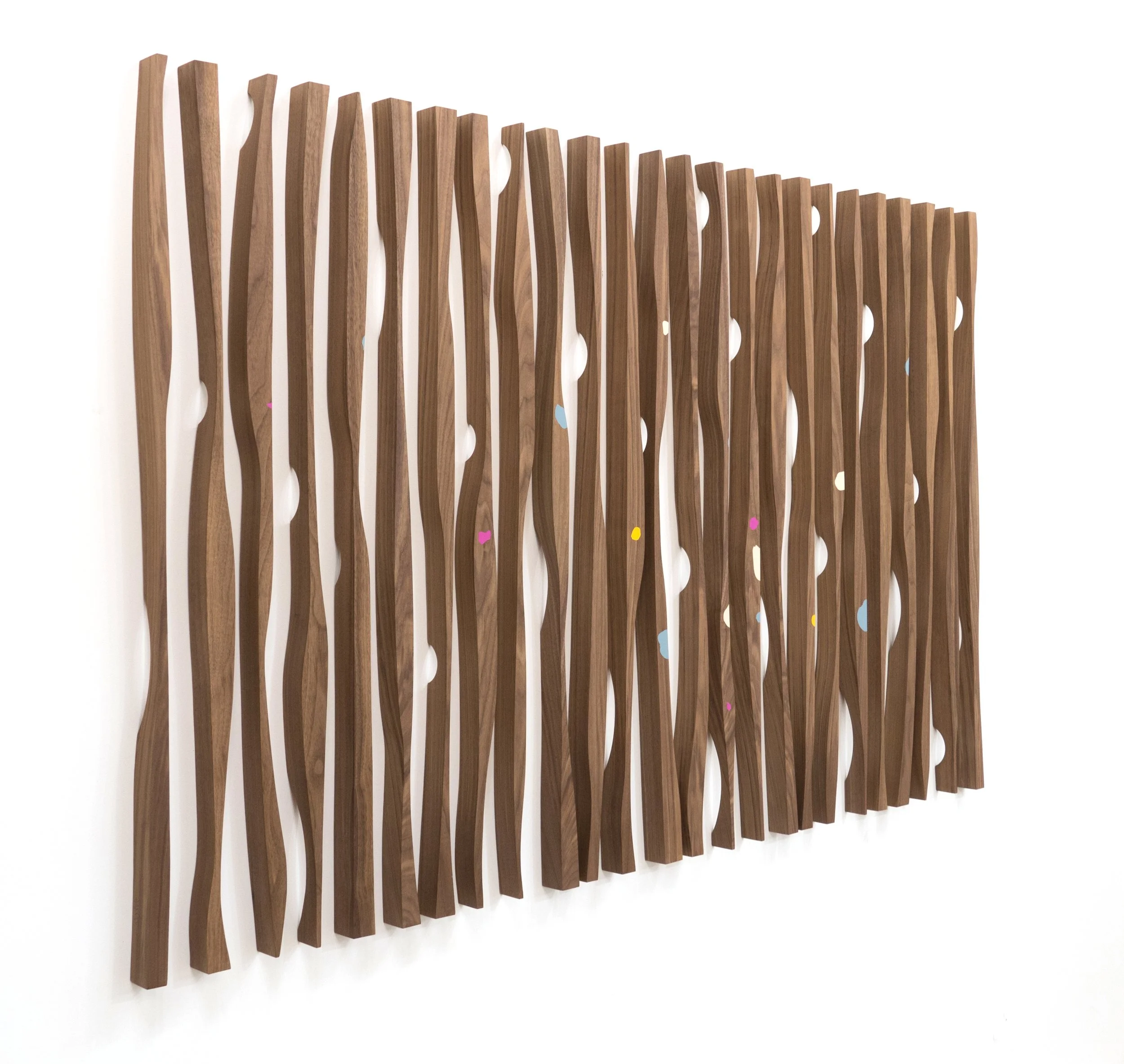 Pascal Pierme Mural Sculptures 2023 — Michele Mariaud