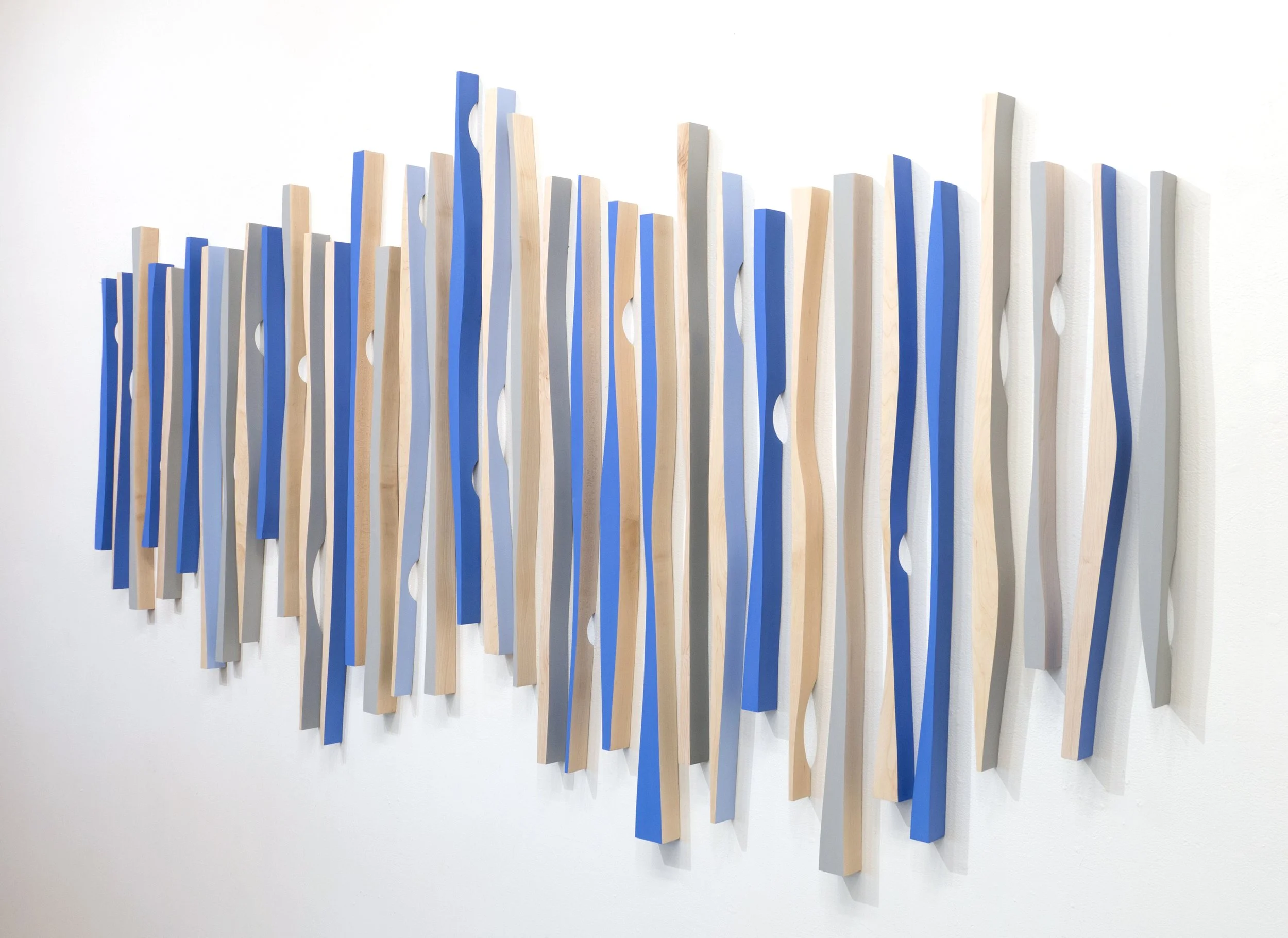 Pascal Pierme Mural Sculptures 2023 — Michele Mariaud