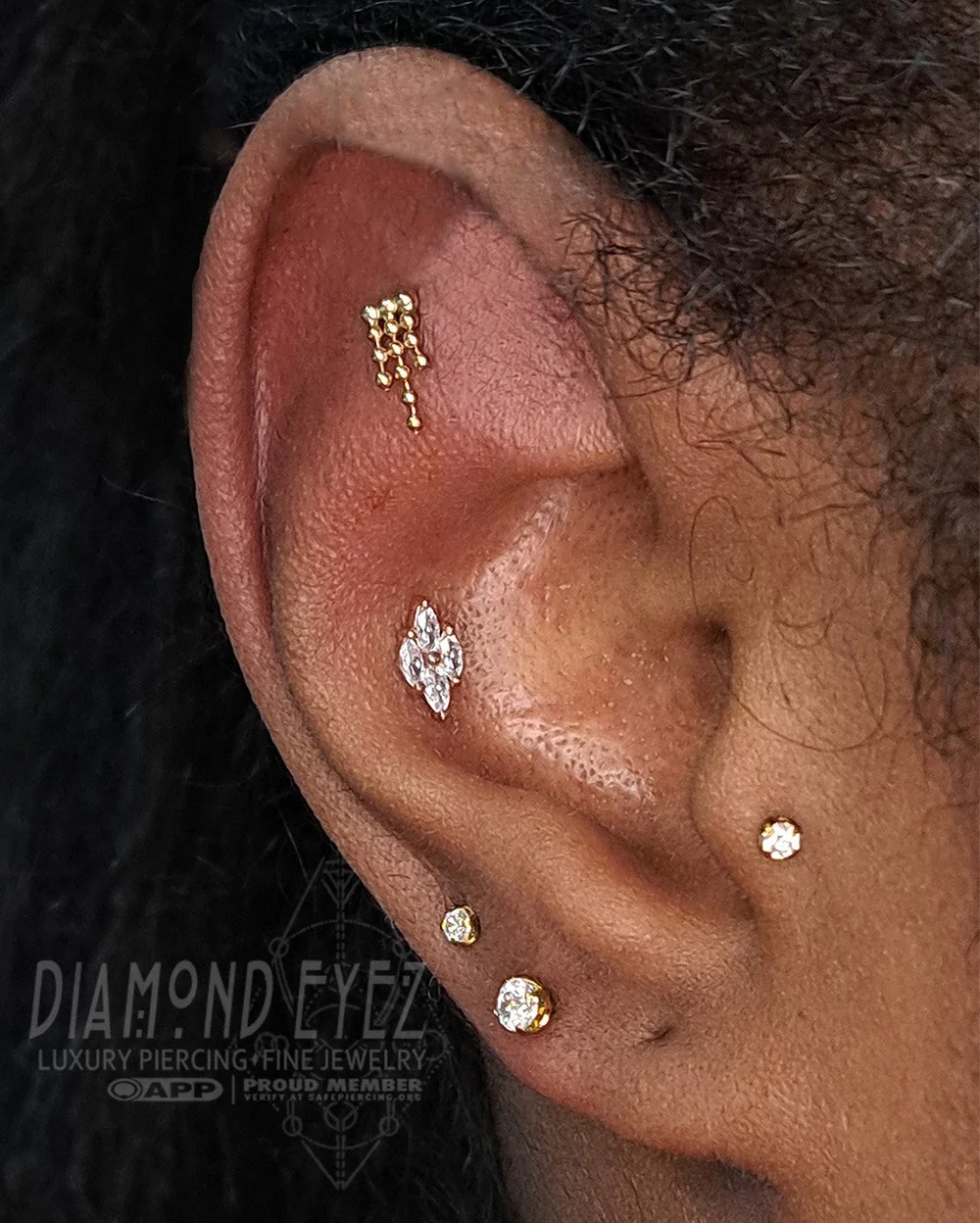 Clean. Safe. Professional Piercing Ear Styling 101 — Diamond Eyez