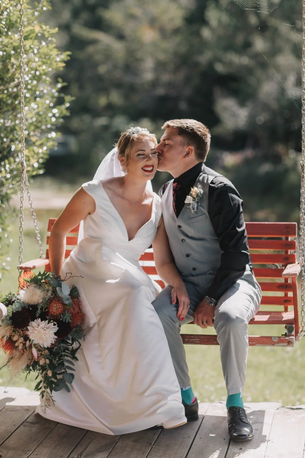 Leadfoot Ranch wedding flowers — Wildflowers Coromandel