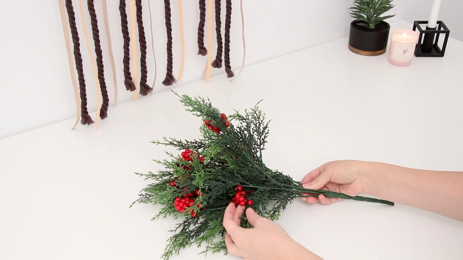 HOW TO MAKE A CHRISTMAS GARLAND — Katie Bookser