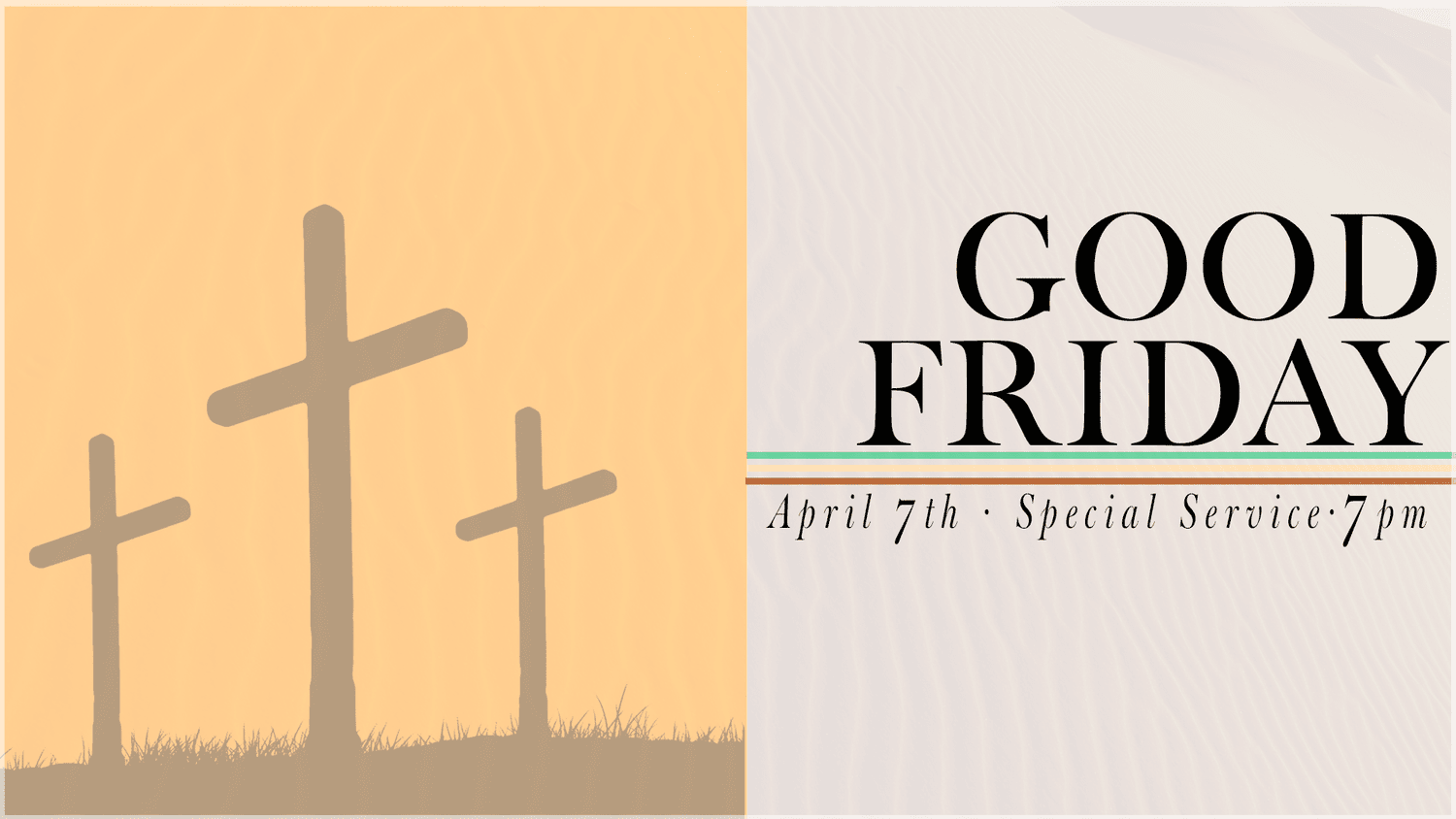 Good Friday Service Images