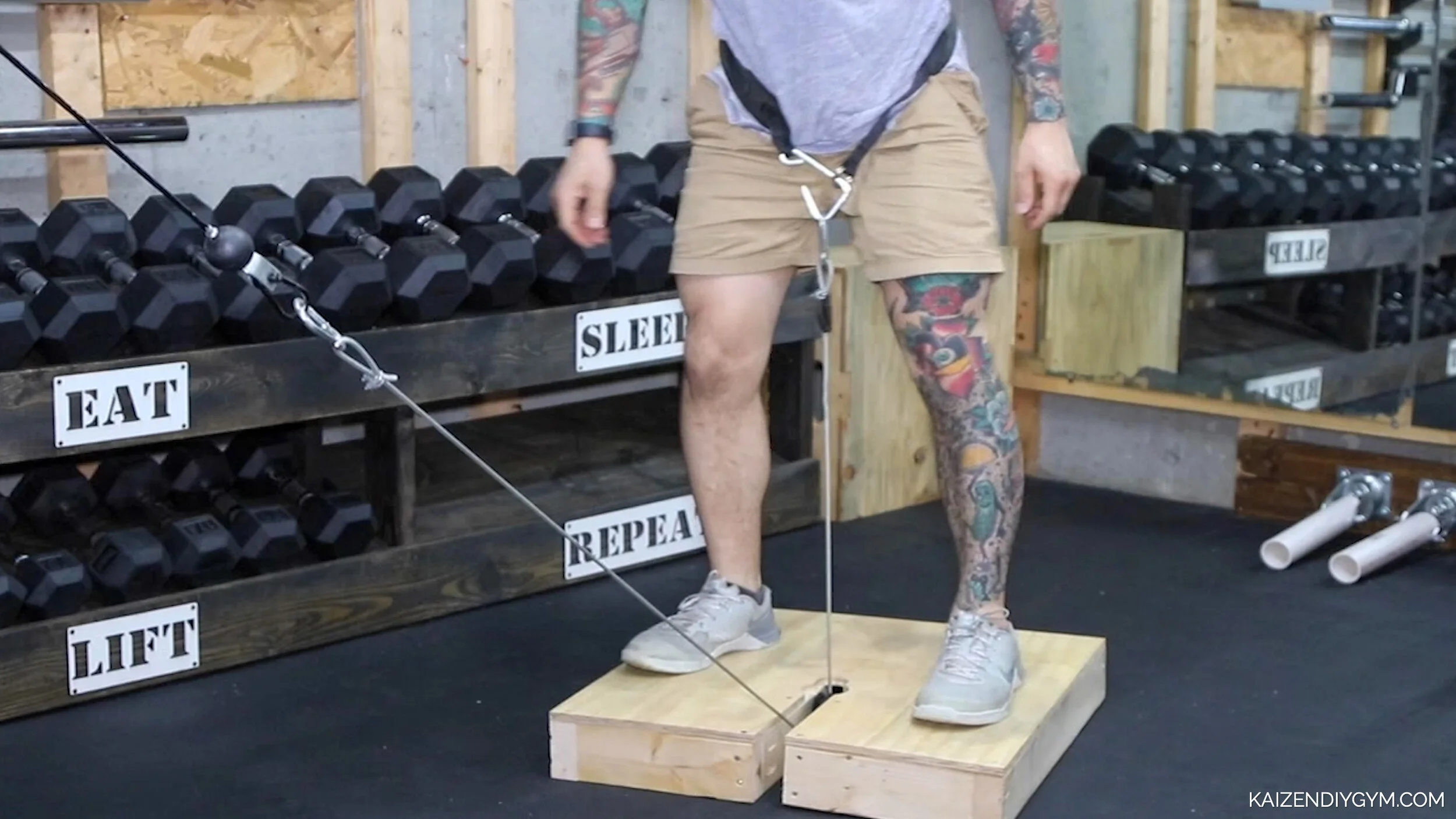 DIY Belt Squat Machine, how to build quick and easy — KAIZEN DIY GYM