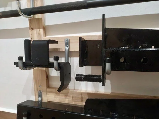 10 easy diy barbell storage designs, barbell holders for the home gym ...