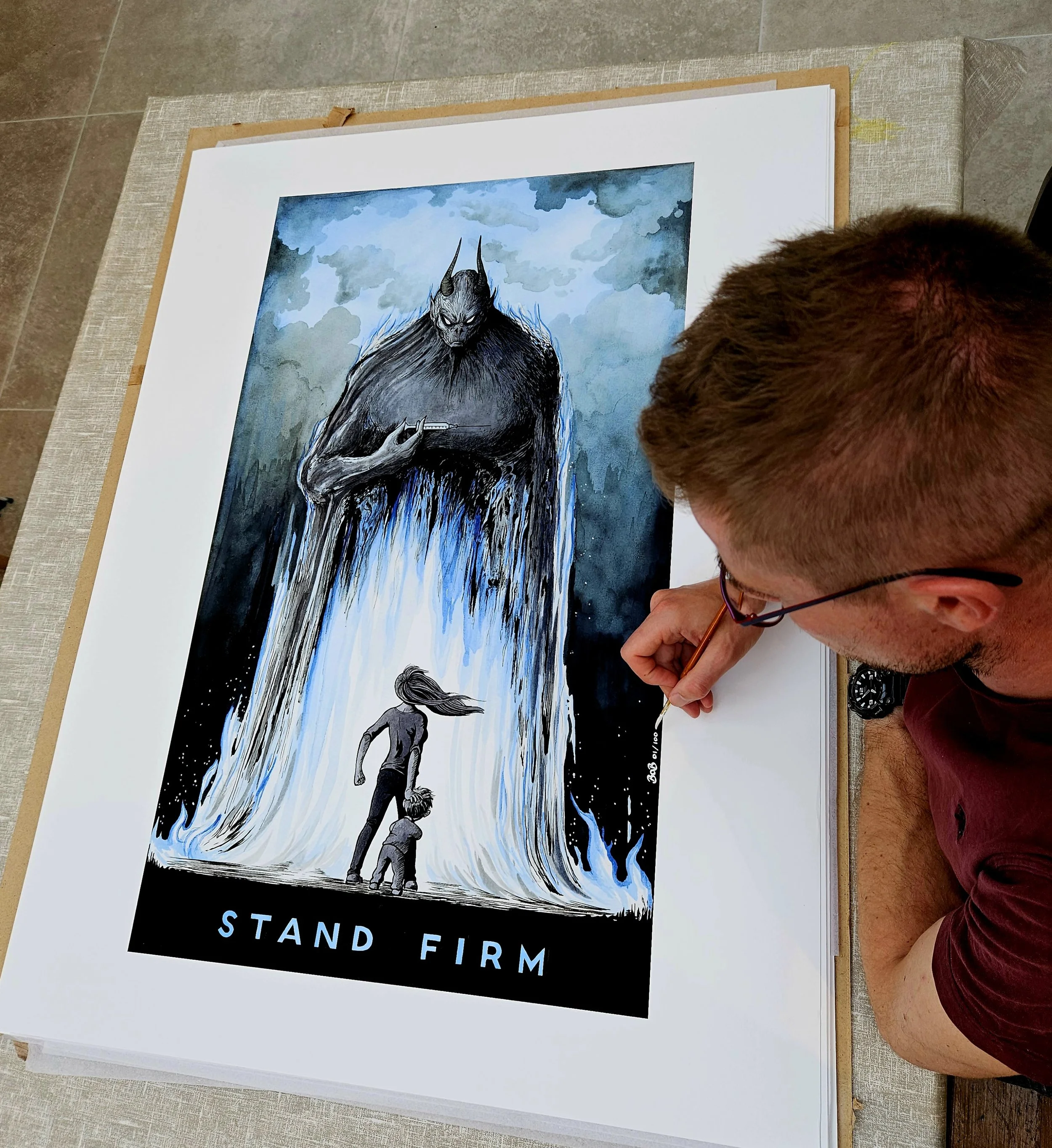 LIMITED EDITION PRINT — Bob Moran art