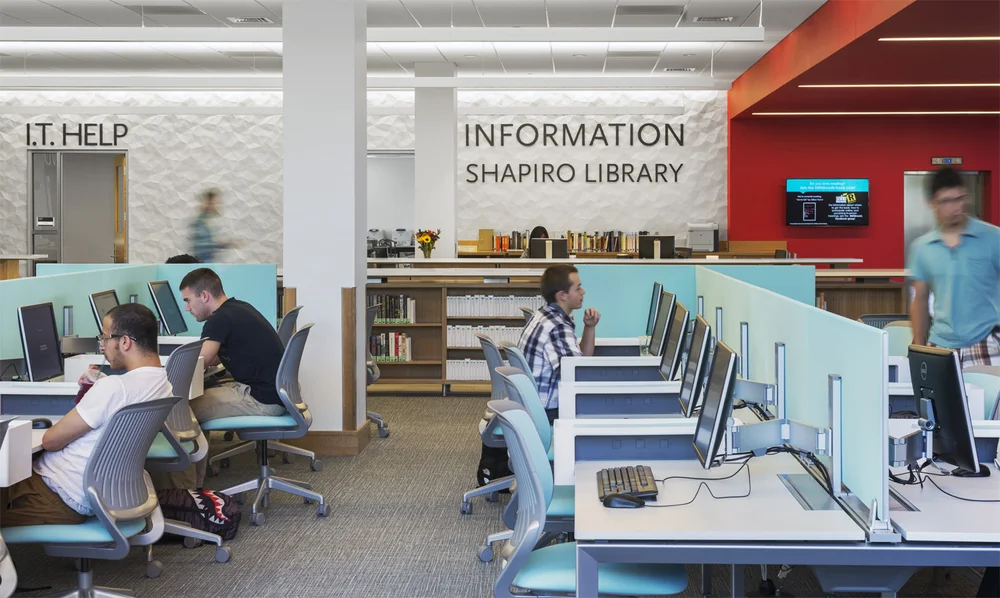 Wolak Library Learning Commons — Perry Dean Rogers Partners Architects
