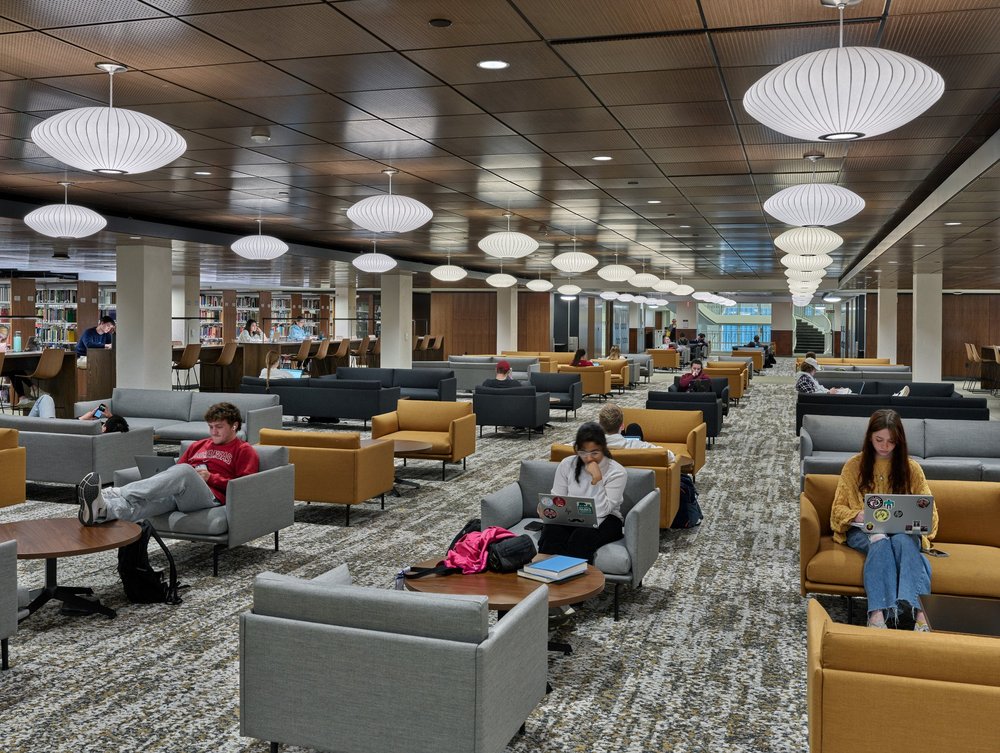 Mullins Library Renovation — Perry Dean Rogers Partners Architects